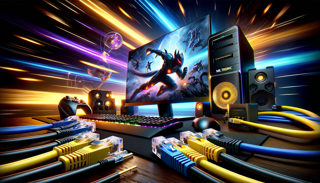 Behind Every Great Gamer is a Great Ethernet Cable: Mr. Tronic’s Gamin