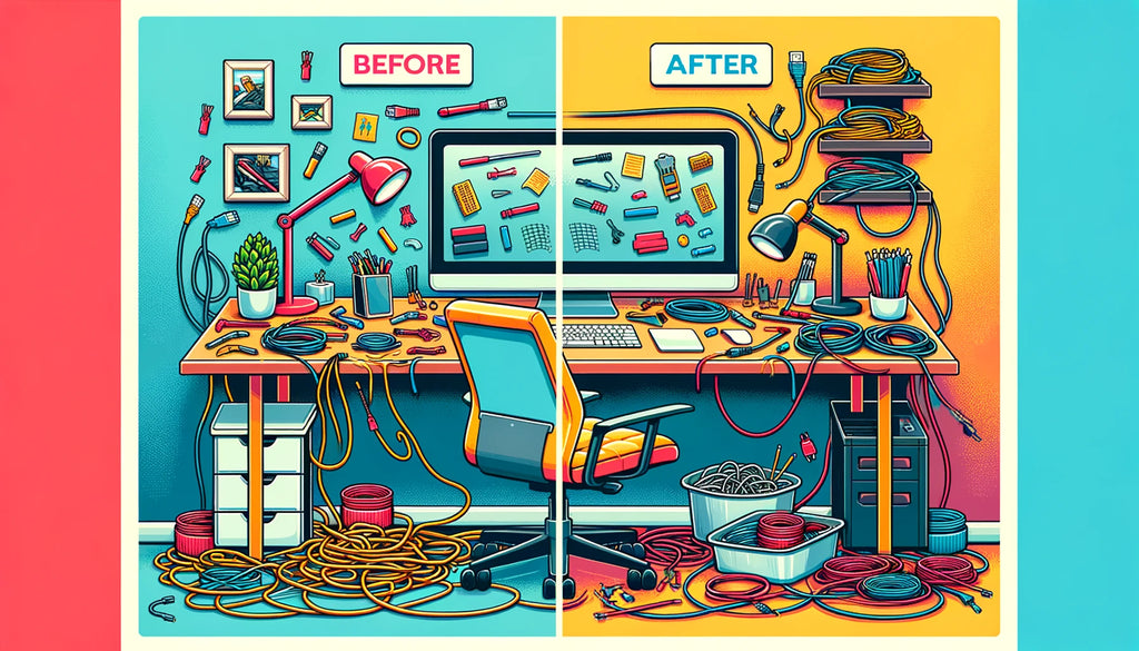 Cable Management in UK Workspaces | Ethernet Cables | Mr. Tronic