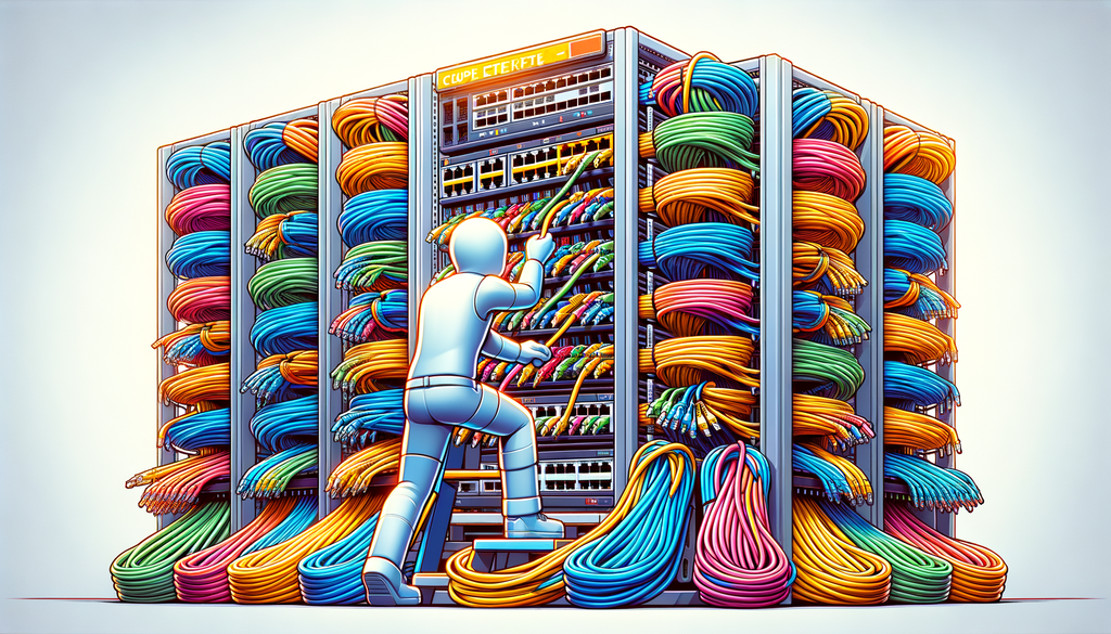Best Practices for Organizing Ethernet Cables in a Network Closet with ...